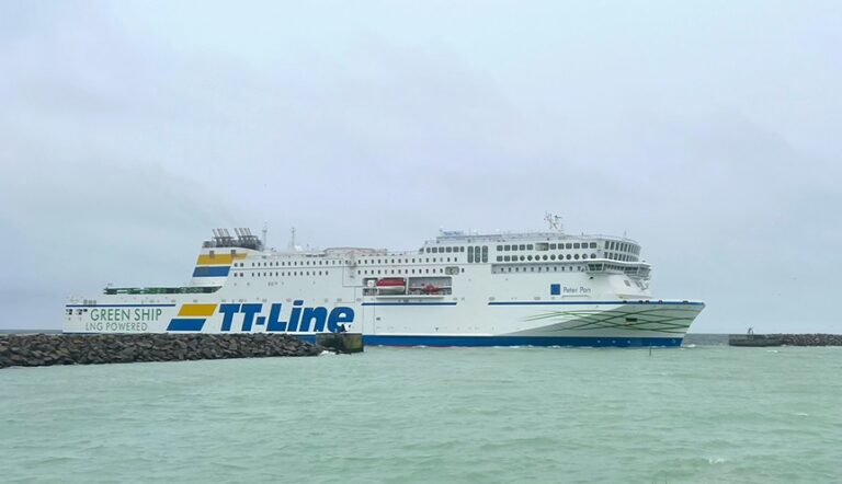 Premiär för nya Green Ship Peter Pan - Trelleborgs hamn : Trelleborgs hamn